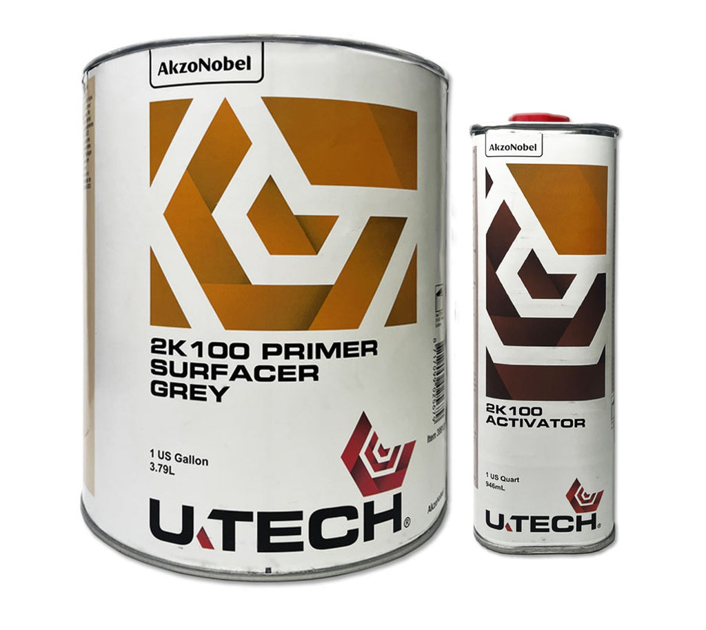 U-Tech 2K 100 Primer Surfacer w/Quart Activator | Jerzyautopaint.com