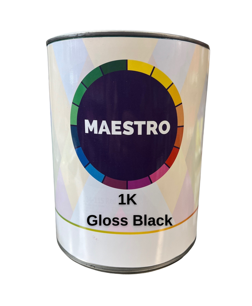 Gloss Black Acrylic 1K Single Stage Paint Gal - No Hardener Needed ...