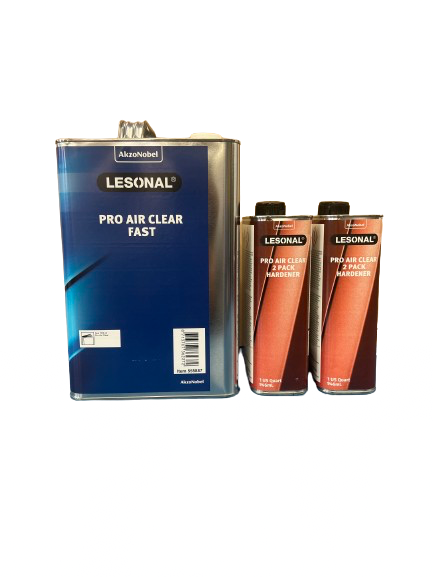 Lesonal Pro Air Clear Fast, 1 Gallon w/2 Qt Hardeners | Jerzyautopaint.com