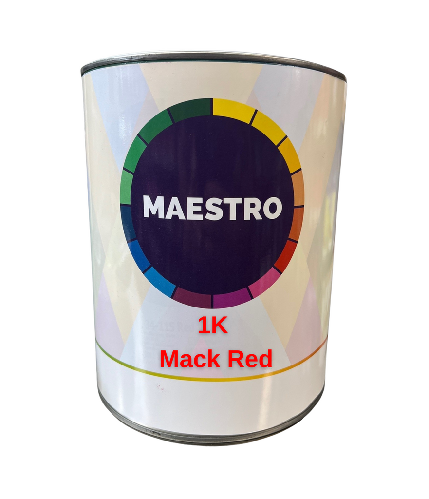 Mack Red Acrylic 1K Single Stage Paint Gal - No Hardener Needed ...