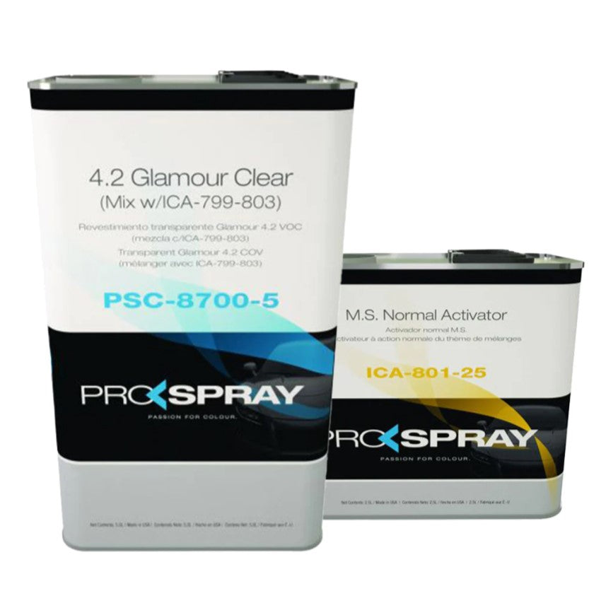 PRO-SPRAY PSC-8700 GLAMOUR CLEARCOAT (5 LITER) - KIT | Jerzyautopaint.com
