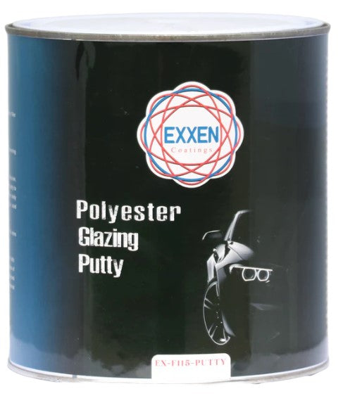 Exxen Coatings Polyester Glazing / Finishing Putty 2L w/tube hardener ...