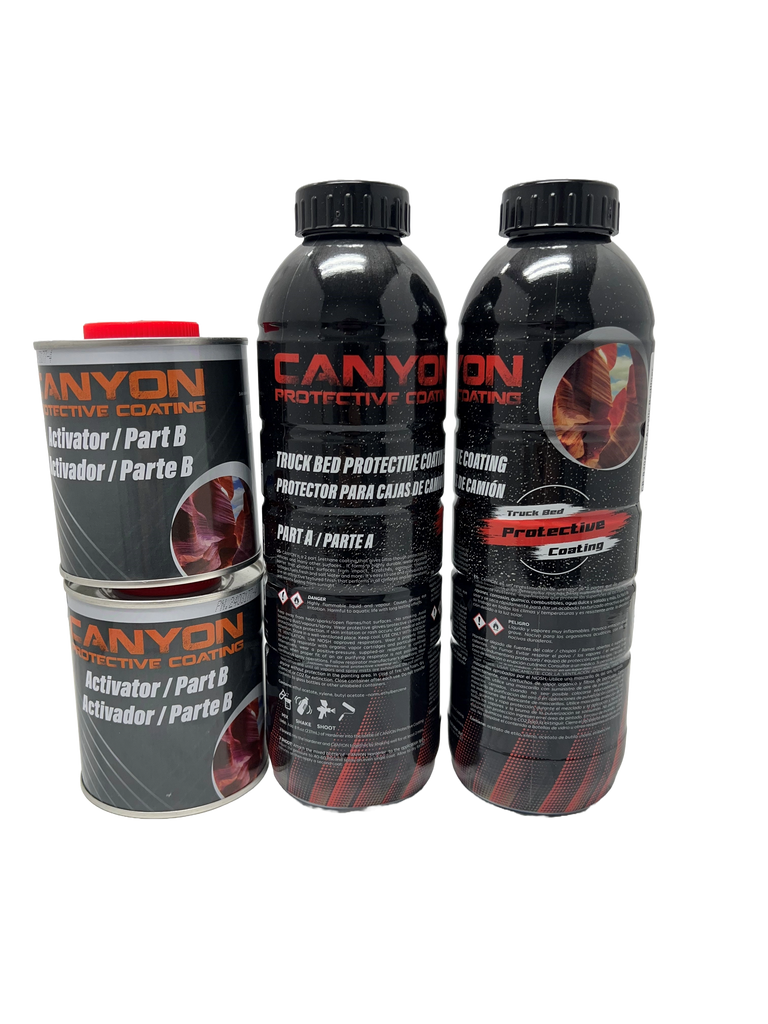 Truck Bed Liner, Black, 2 Quarts with Activator | Jerzyautopaint.com