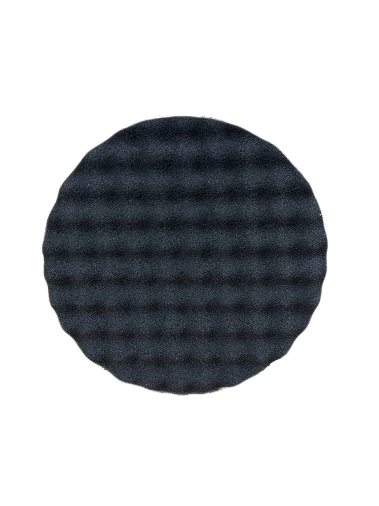 8" Waffle Foam Black Polishing Pad (2 PACK) | Jerzyautopaint.com