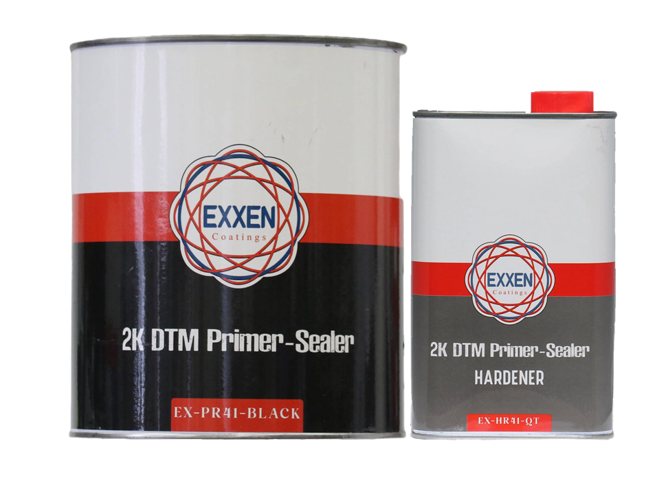 EXXEN COATINGS 2K DTM PRIMER SEALER GALLON W/QT HARDENER ...