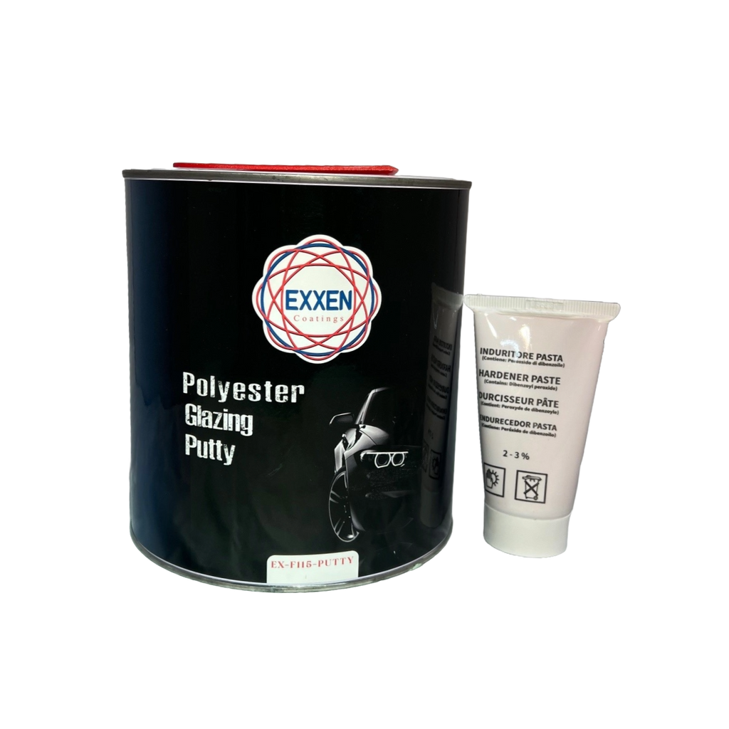 Exxen Coatings Polyester Glazing / Finishing Putty 2L w/tube hardener ...