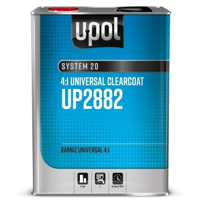 U-Pol 2K Universal Urethane Clearcoat 4:1, UP2882, 1 GAL with Hardener ...