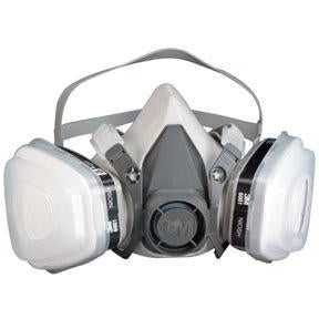 3M 07193 Dual Cartridge Respirator Assembly , Organic Vapor/P95, Large ...
