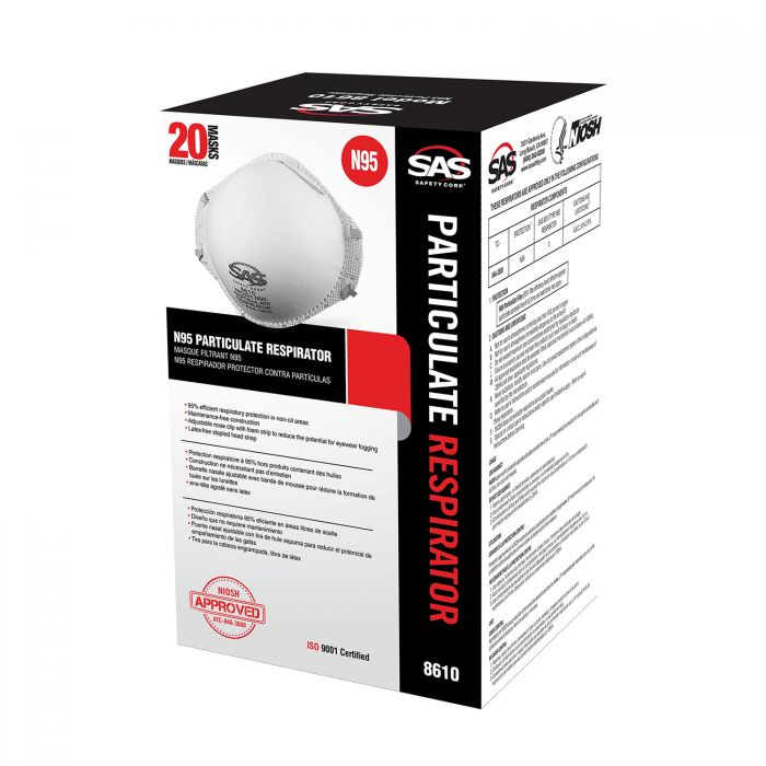 Sas Safety N95 Particle Respirator | Jerzyautopaint.com