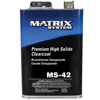 Matrix MS-42 Premium High Solid 2:1 Clearcoat w/ 2Qt Hardeners ...