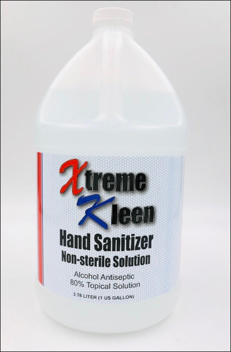 Liquid Non-Sterile Solution Hand Sanitizer Gallon Bottle ...